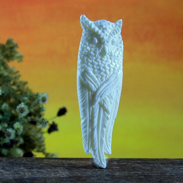 Bone Owl - Etsy