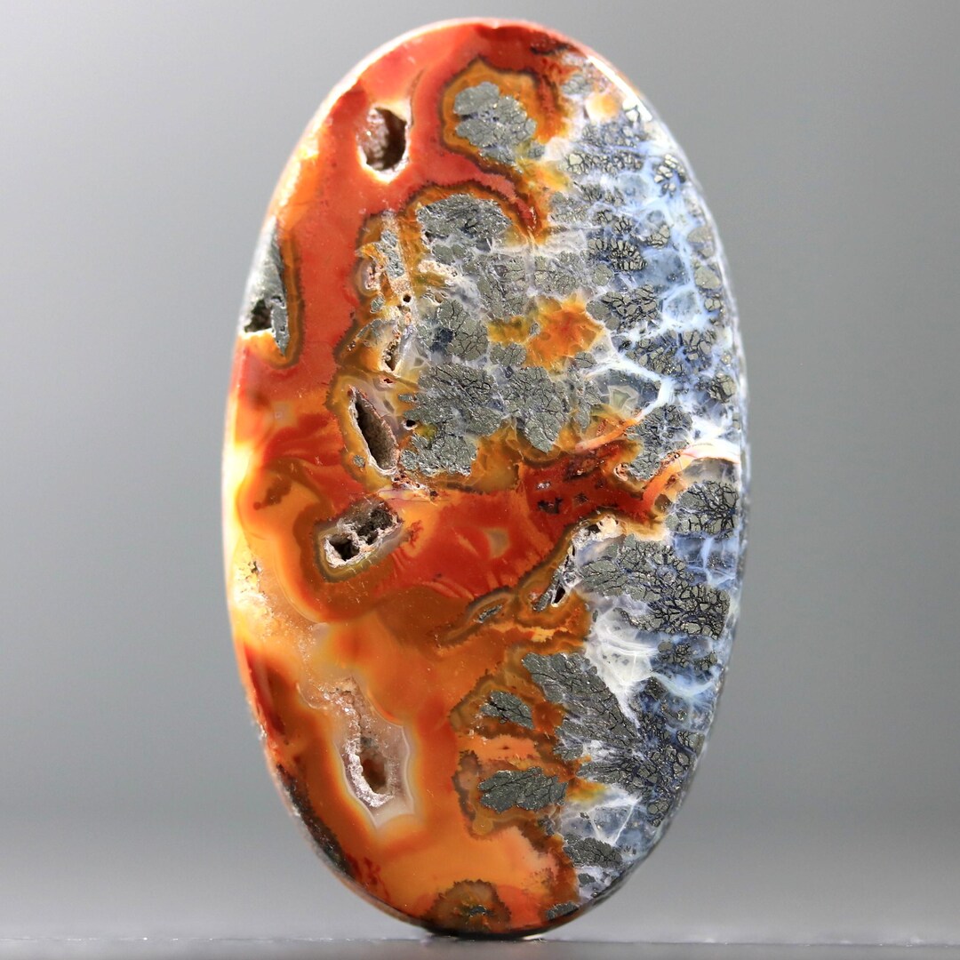 Red Marcasite Cabochon, Pyrite Stone Artisan Jewelry Supply - Etsy