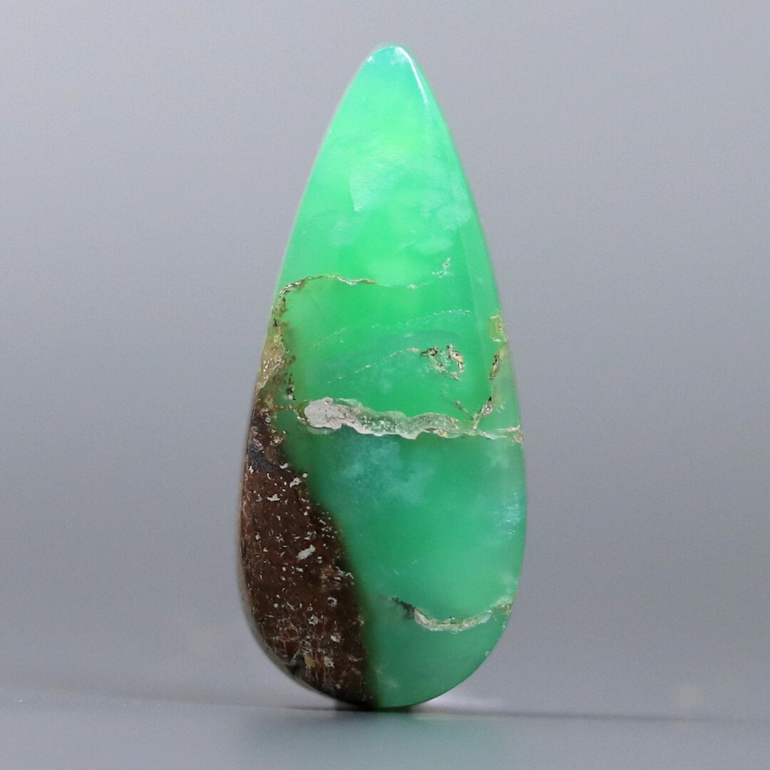 Chrysoprase Cabochon Healing Crystals for Growth Green Gemstone - Etsy