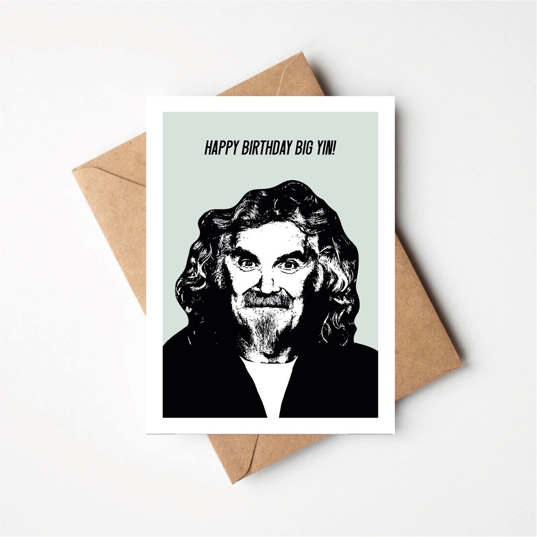 Happy Birthday Big Yin | Scottish Birthday Card | Comedian | Occasion ...