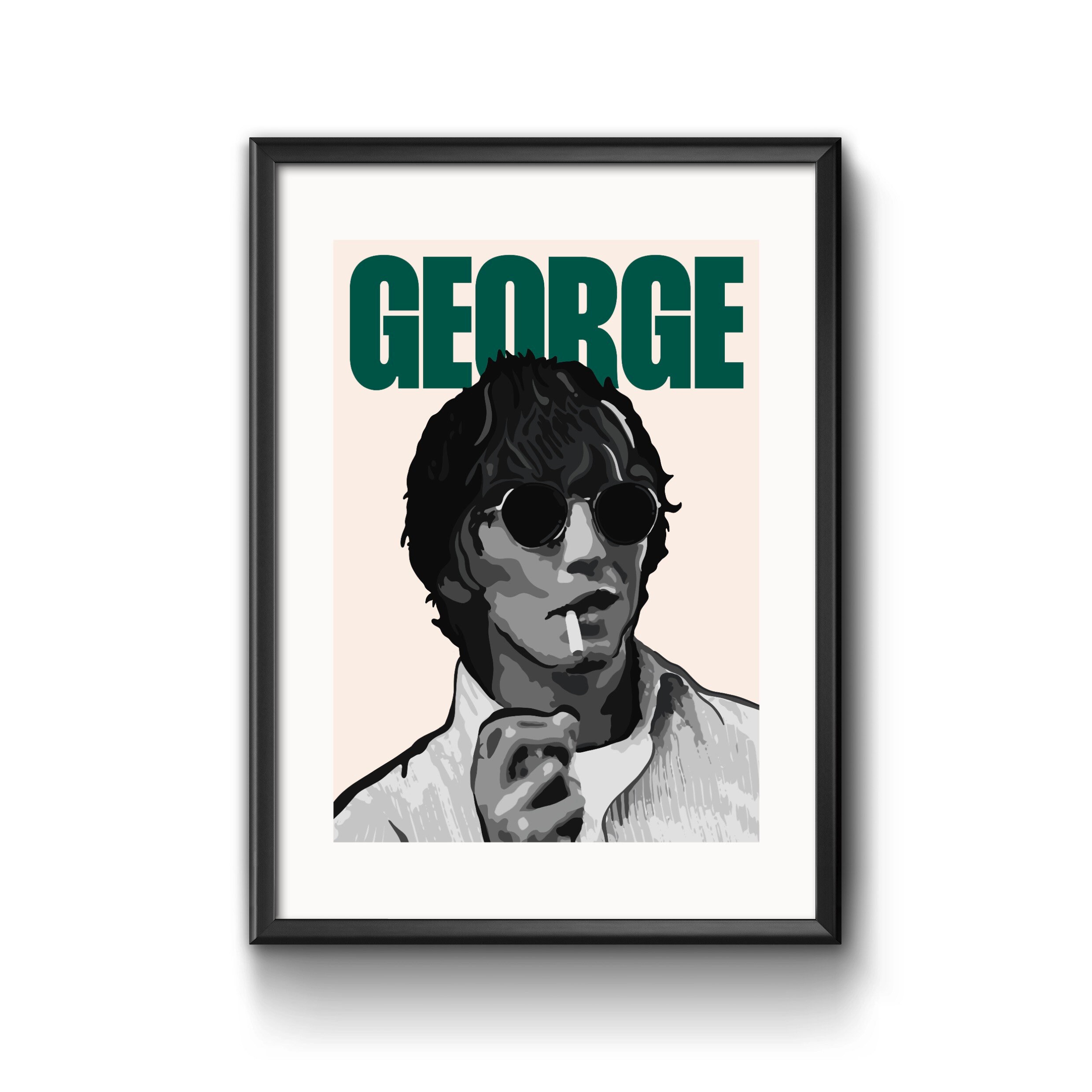 Bold Colourful Illustrated Pop Art Print Bold Typography - Etsy