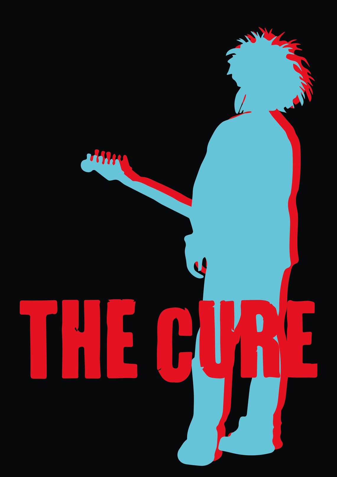 The Cure Robert Smith Wall Art Poster A5 A4 A5 | Etsy