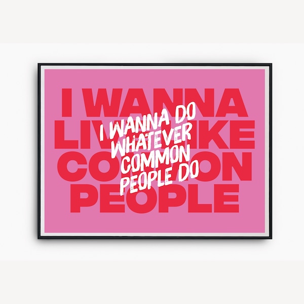 Common People - Etsy