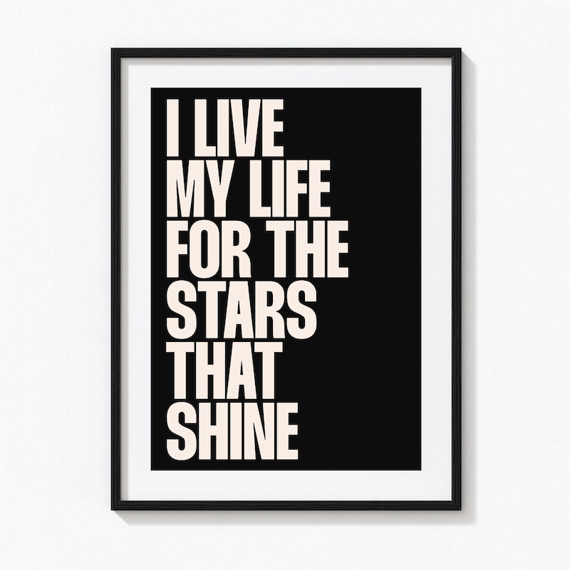 Star Typography - Etsy