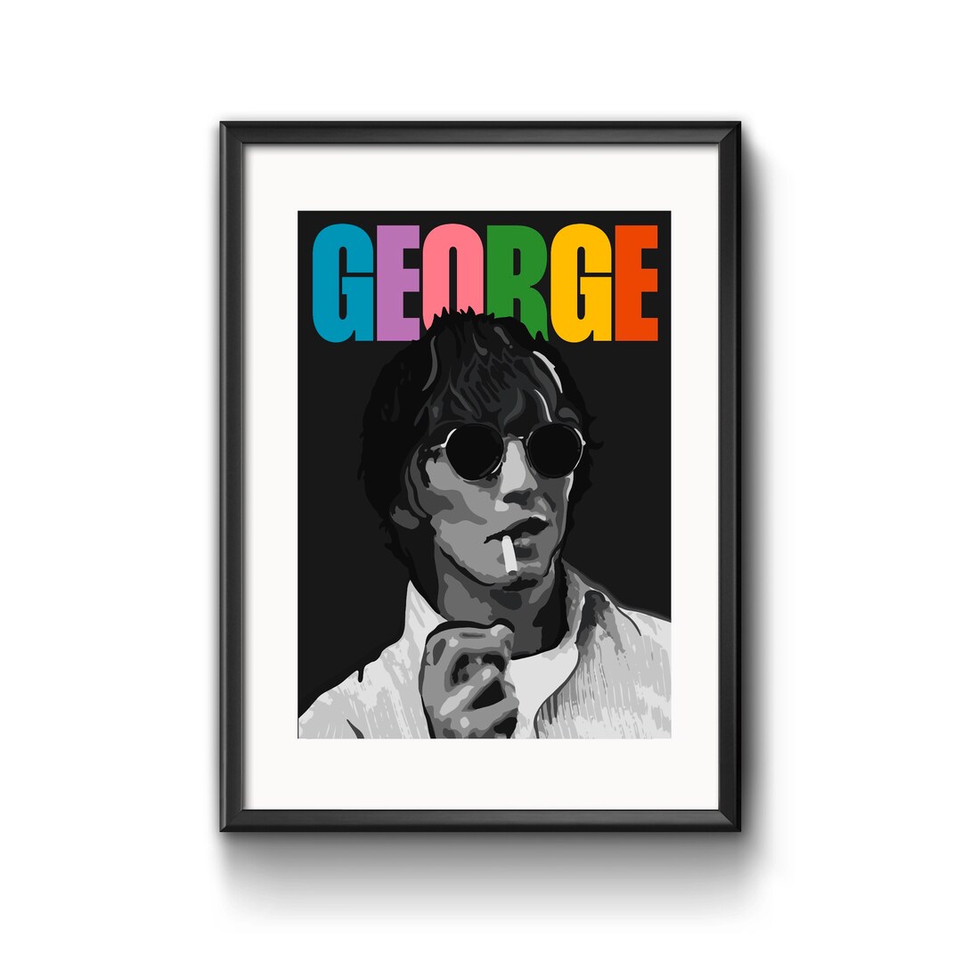 Bold Colourful Illustrated Pop Art Print | Bold Typography | A5 | A4 ...