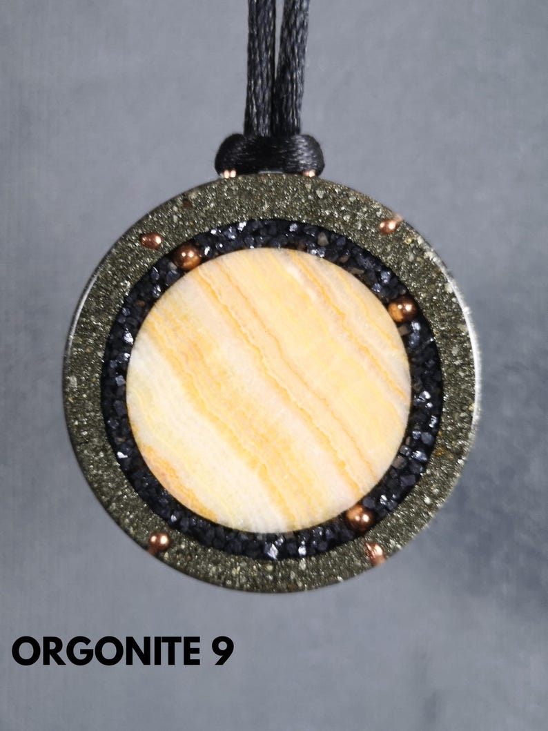 Handcrafted Orgonite EMF Protection Pendant _ Healing Orgonite | Energy ...