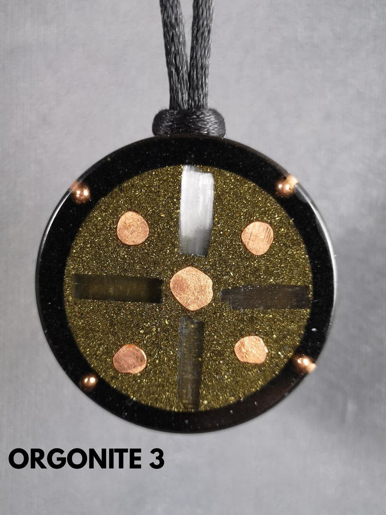 Handcrafted Orgonite EMF Protection Pendant _ Healing Orgonite | Energy ...
