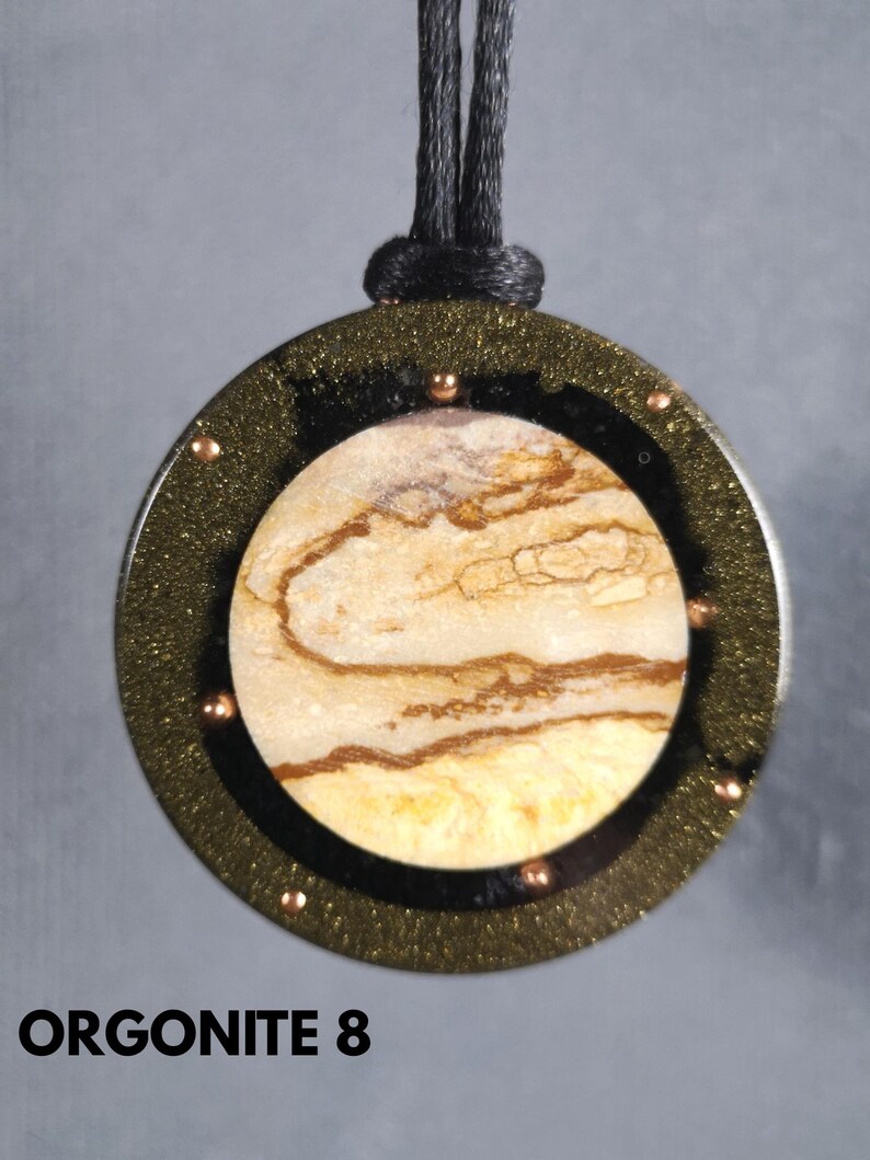 Handcrafted Orgonite EMF Protection Pendant _ Healing Orgonite | Energy ...