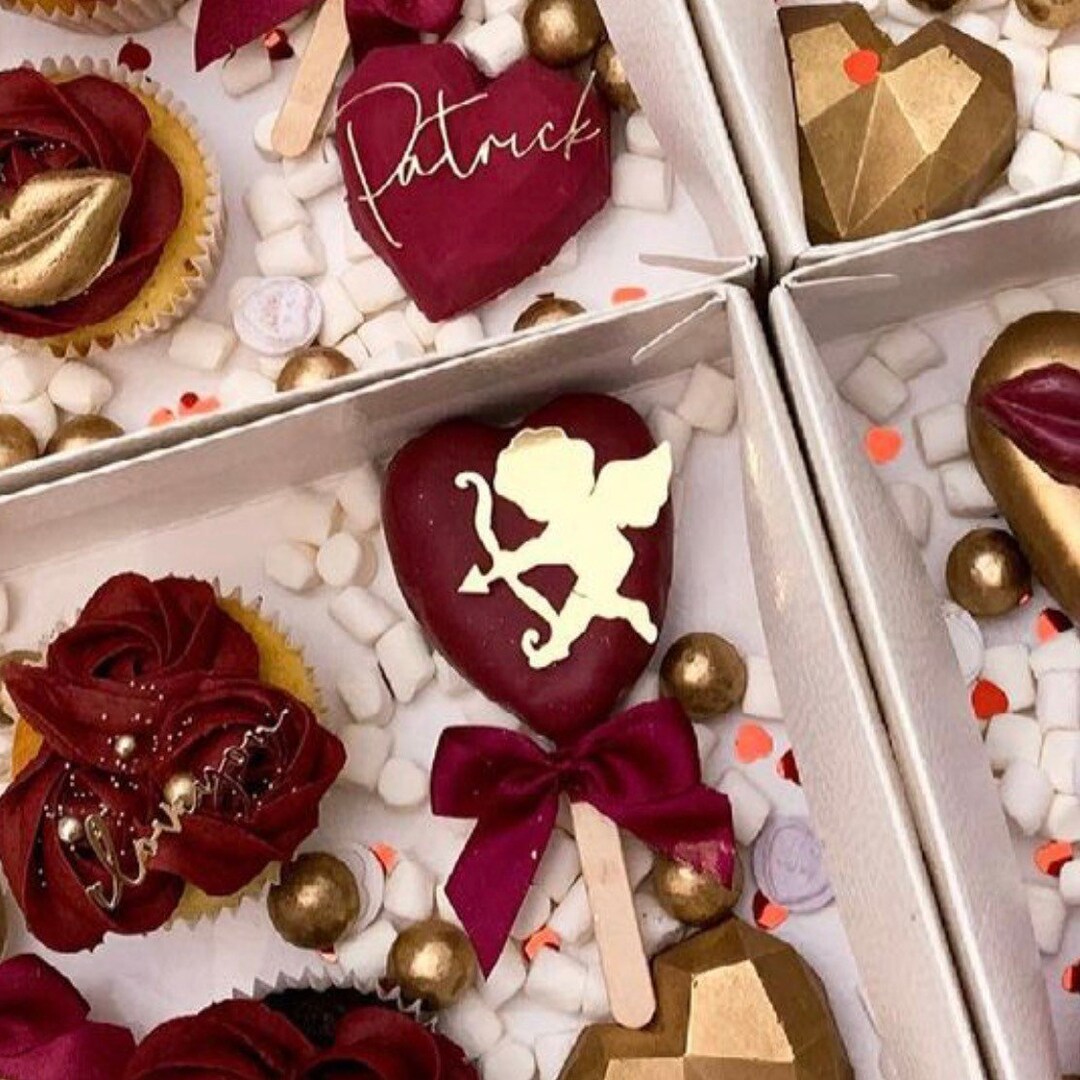 Cupid Charm - Valentines Cake, Cupcake and Cakesicle Toppers. - Etsy