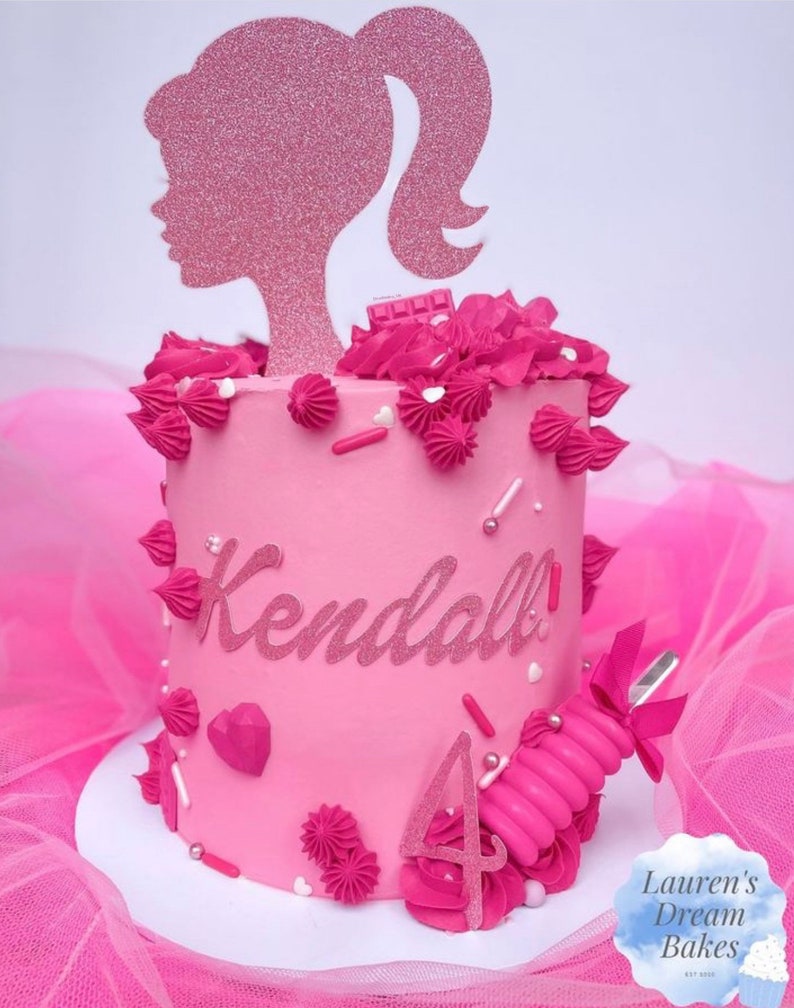 Doll Cake Topper Personalised Name and Age - Etsy