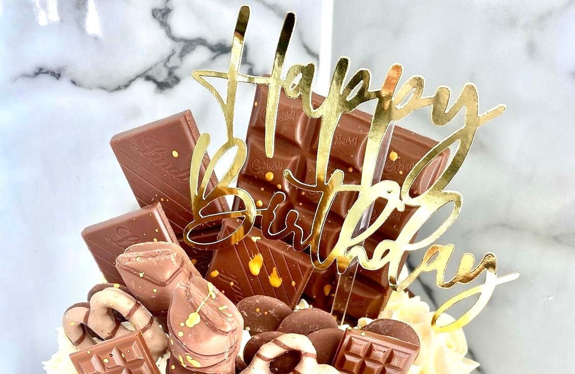 Happy Birthday Cake Topper - Etsy