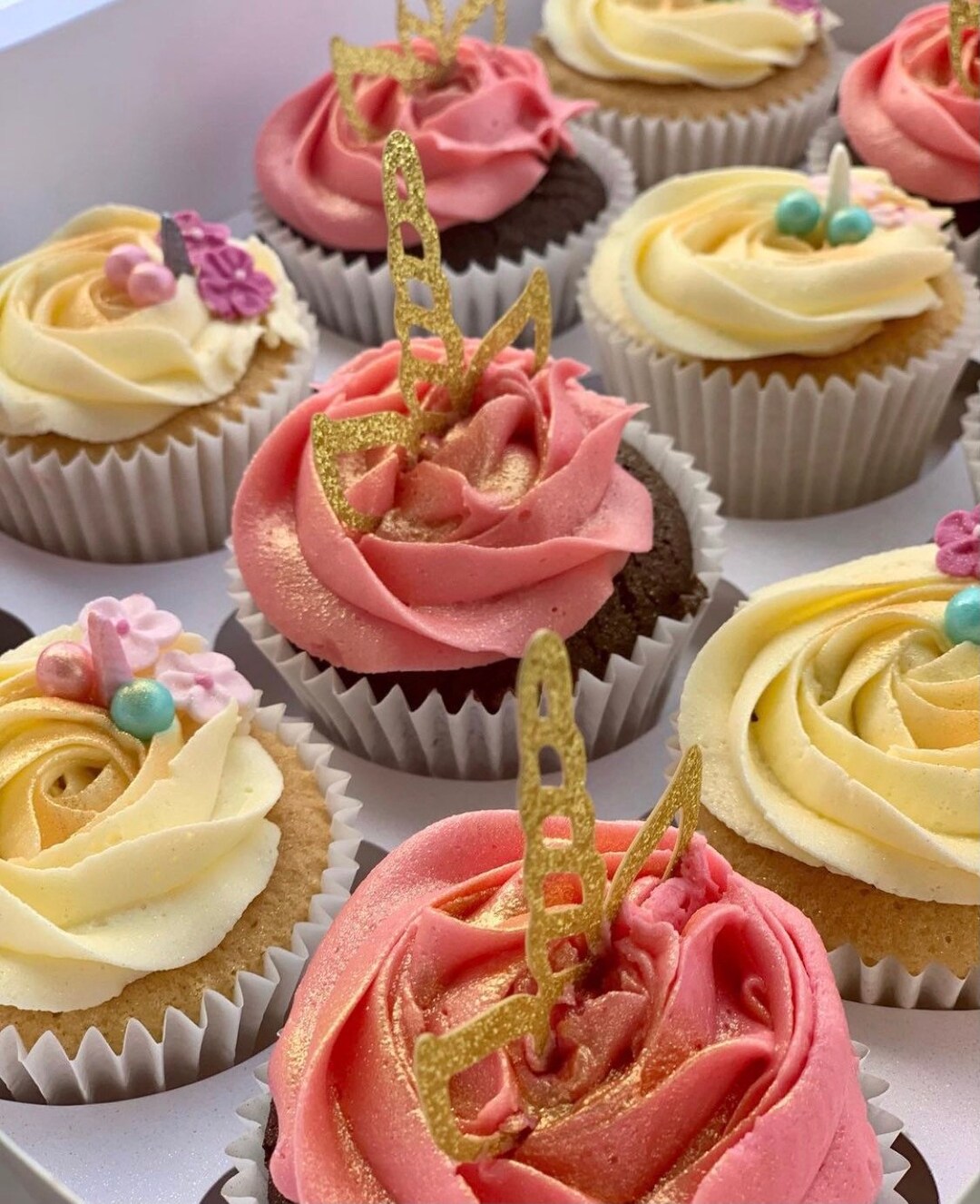 Unicorn Ear/horn Cupcake Toppers and Cake Toppers - Etsy