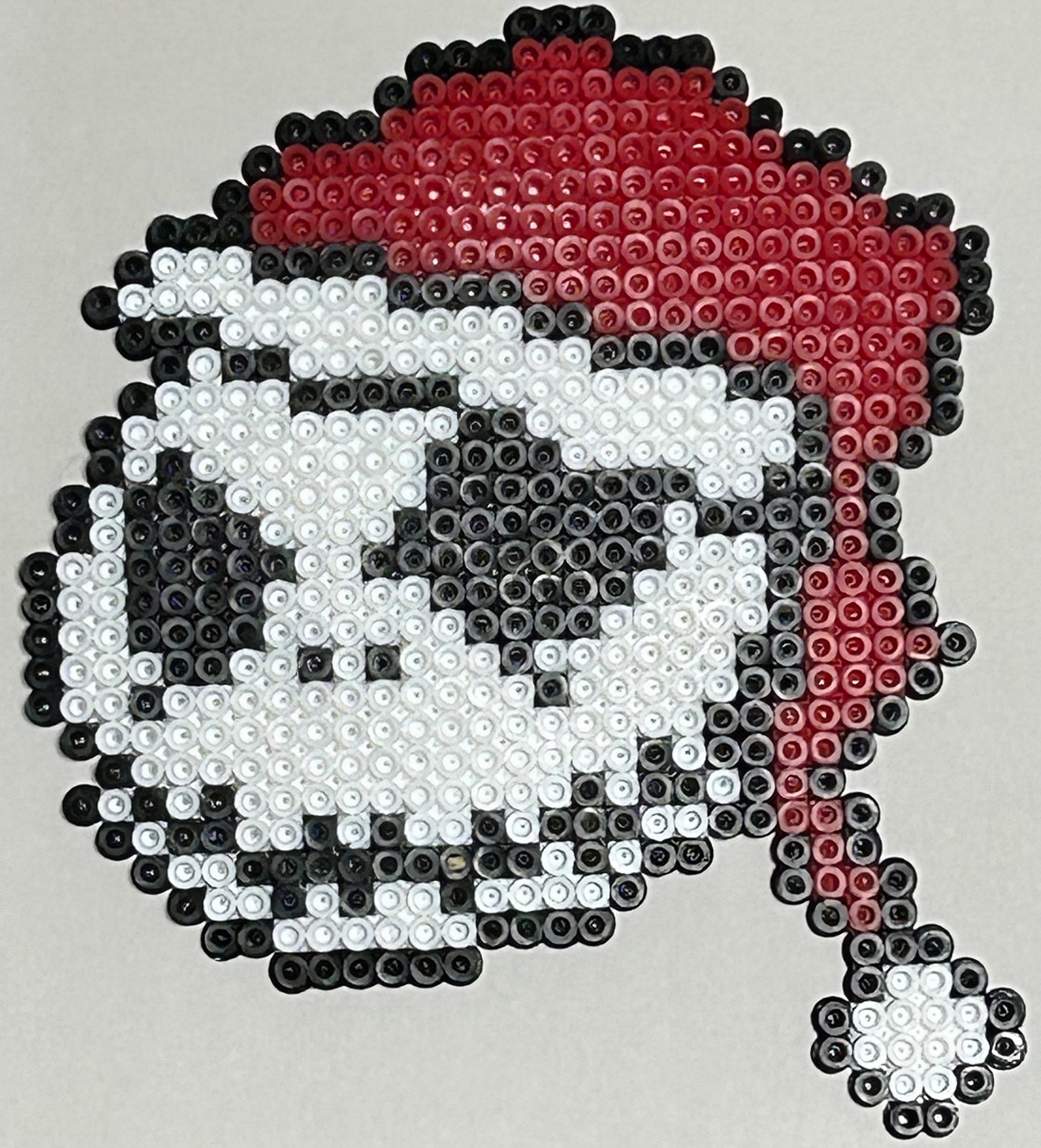 Perler Bead Pixel Art Christmas Jack Skellington Nightmare Before ...