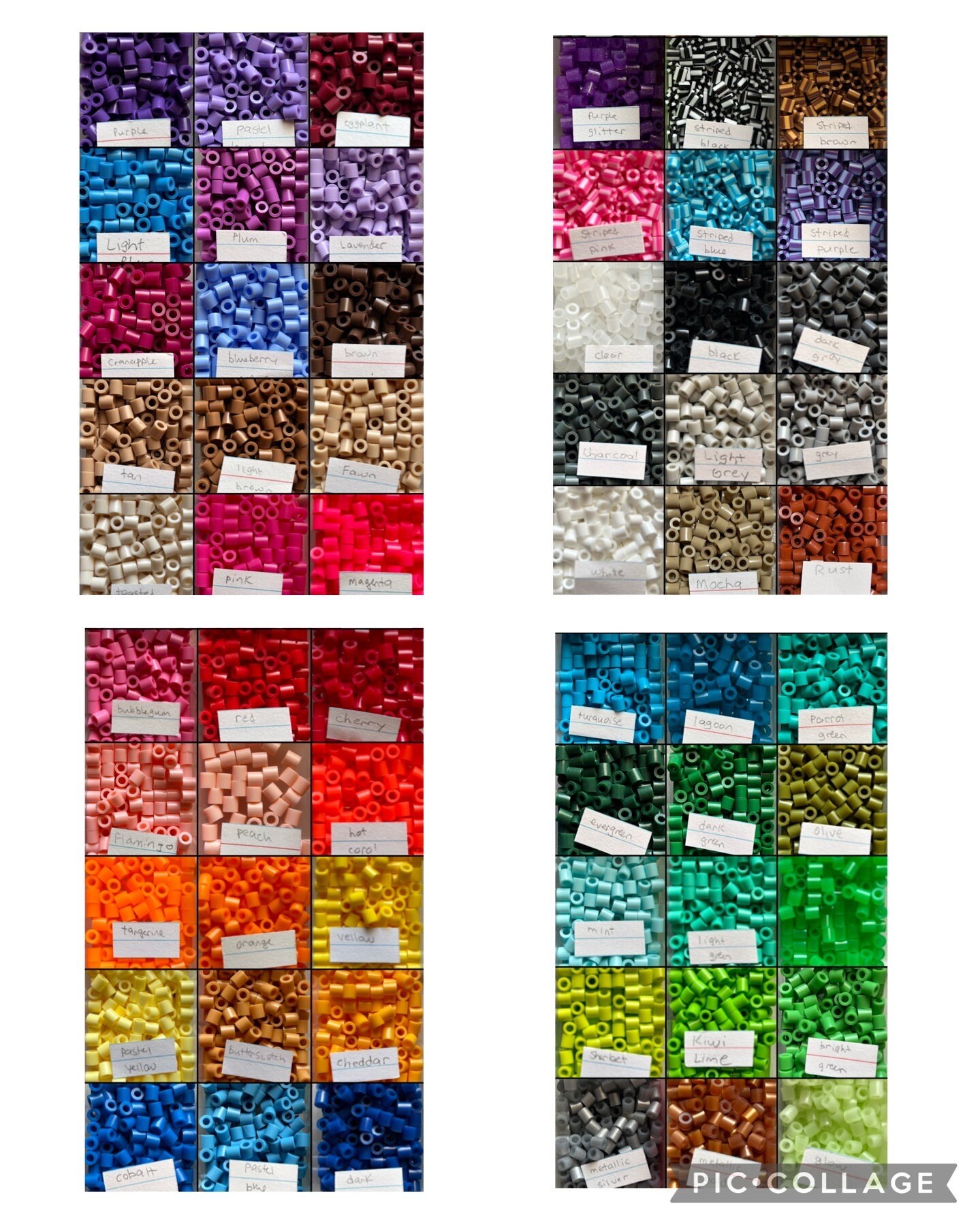 Perler Bead Pixel Art Volkswagen Beetle VW Bug With Flowers - Etsy