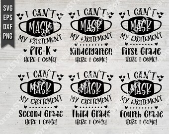 2nd Grade Mask Svg - Etsy