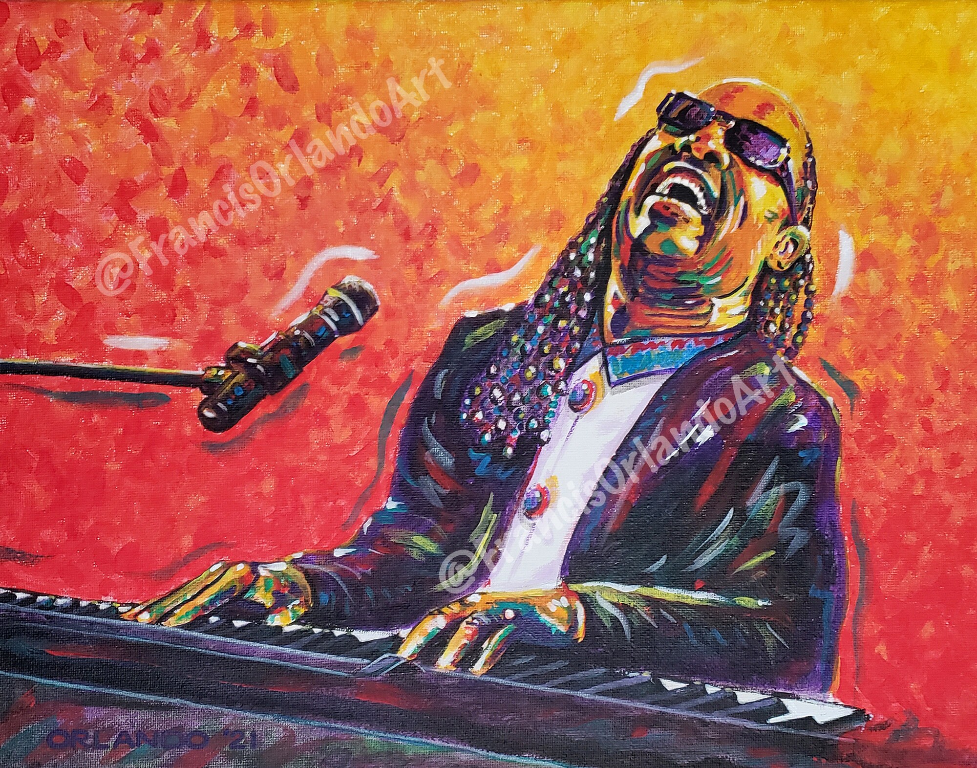 Stevie Wonder Portrait - Etsy