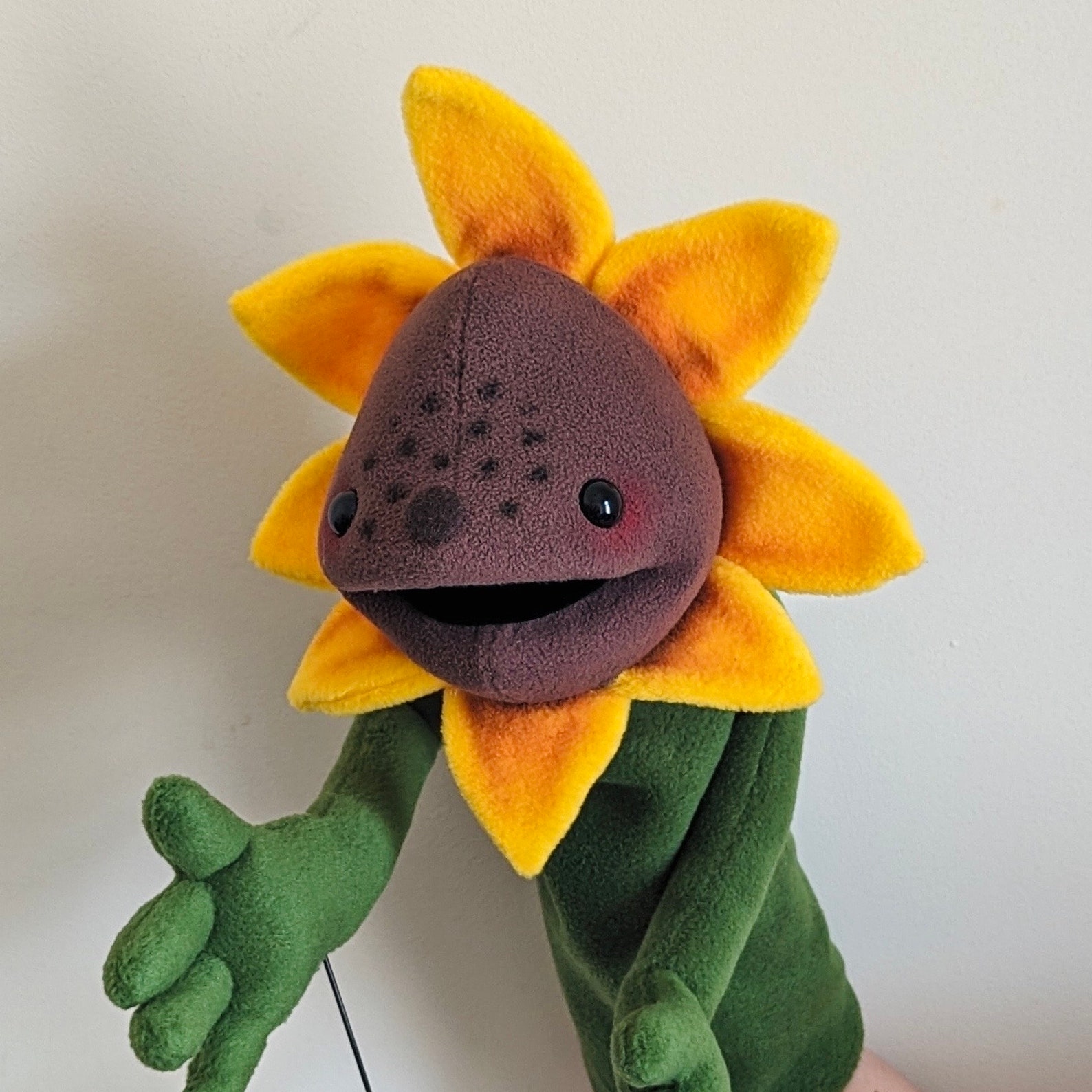 Lil’ Flora Sunflower Hand and Rod Puppet - Etsy