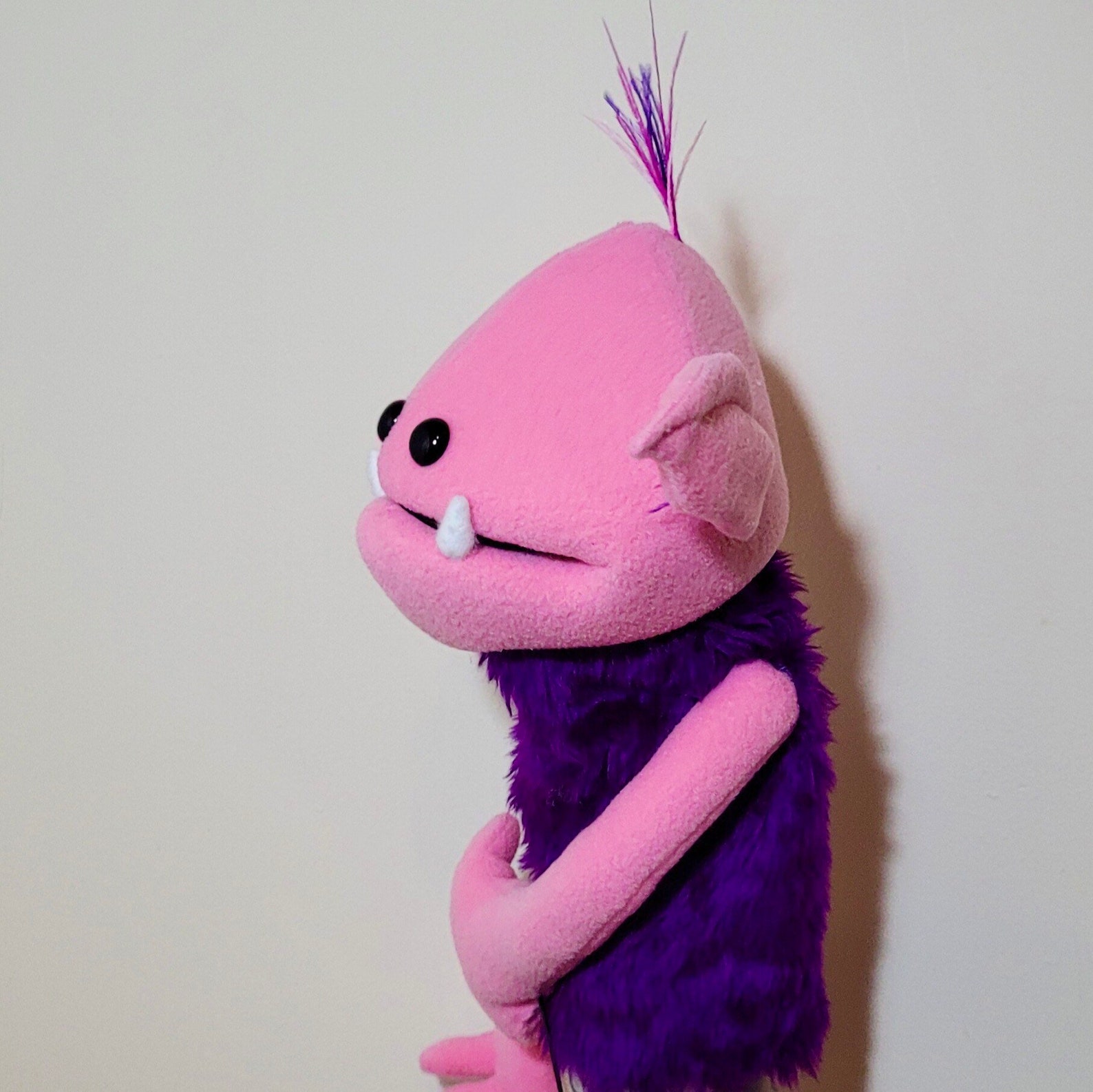 Lil’ Goblin Hand and Rod Puppet - Etsy