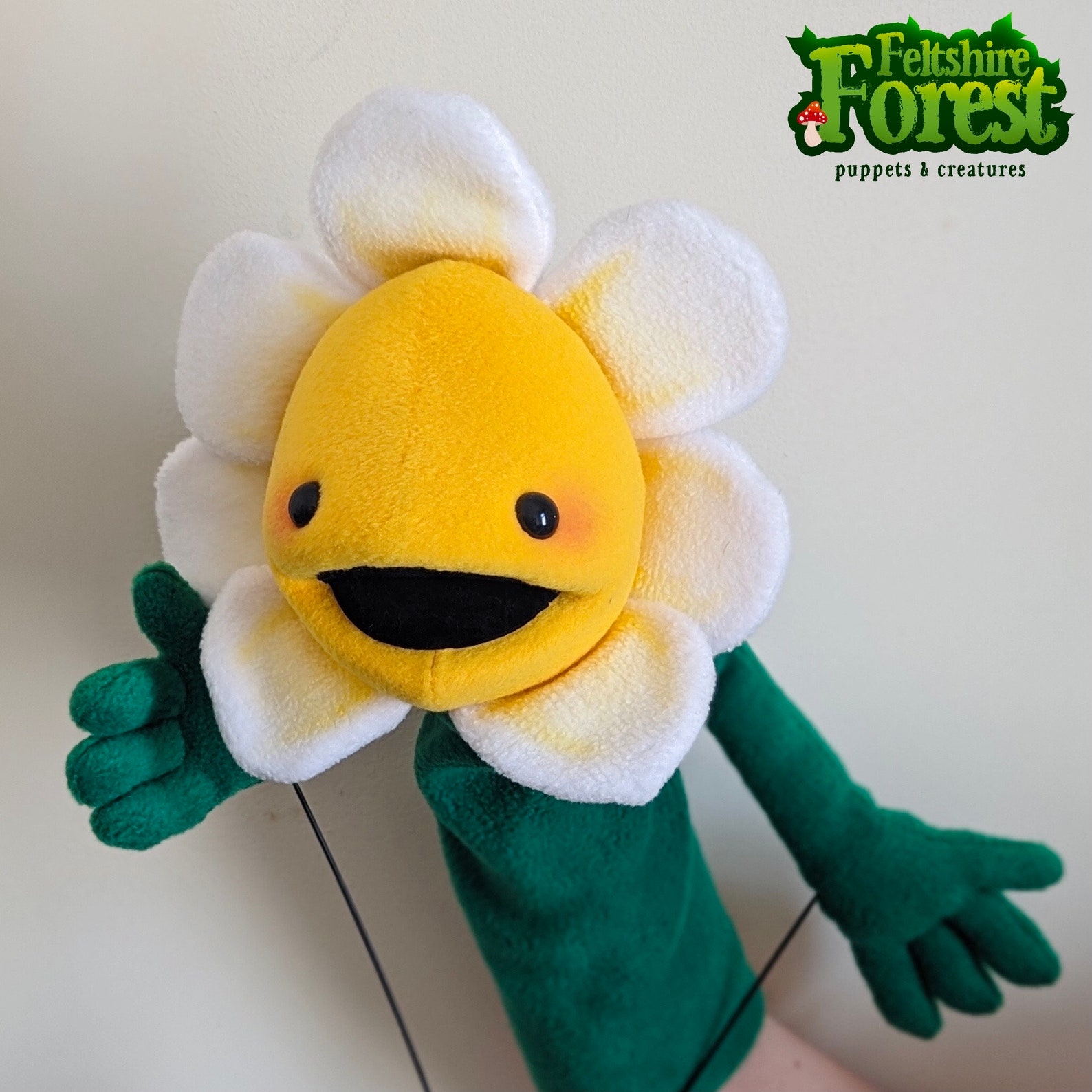 Lil’ Flora Daisy Hand and Rod Puppet - Etsy