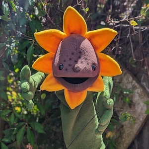 Lil’ Flora Sunflower Hand and Rod Puppet - Etsy