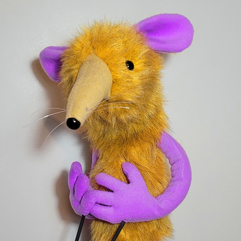 Ratticus Rat Hand and Rod Puppet - Etsy