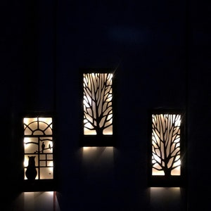 Handmade Wooden Led Wall Decor, Wall Decoration With LED, Neon Sign ...