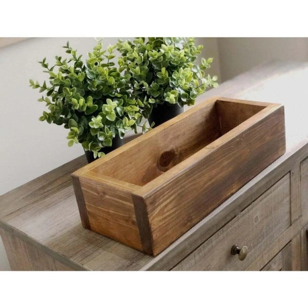 Rustic Planter Box - Etsy