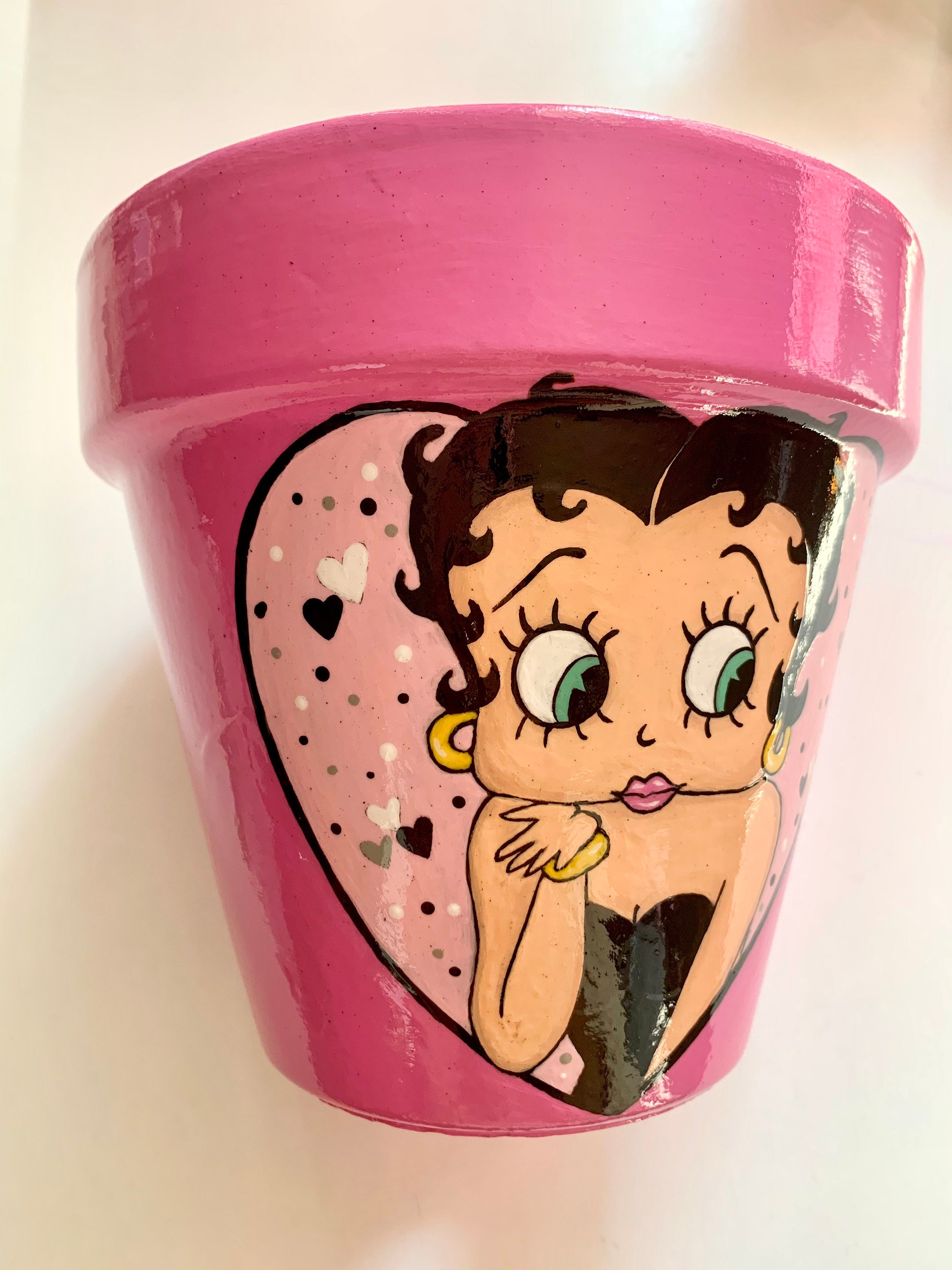 Betty Boop Custom Order Pot, Betty Boop Pot - Etsy