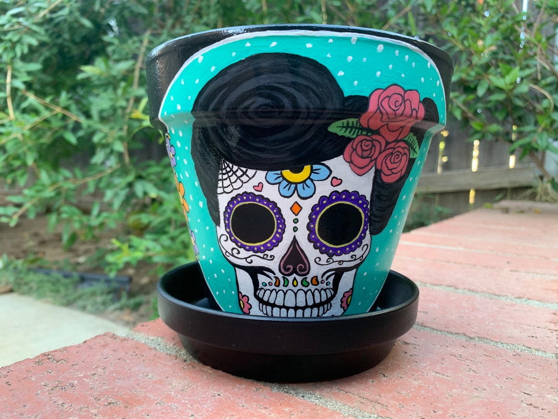 Dia Del Los Muertos/ Day of the Dead/ Sugar Skull/ Custom | Etsy