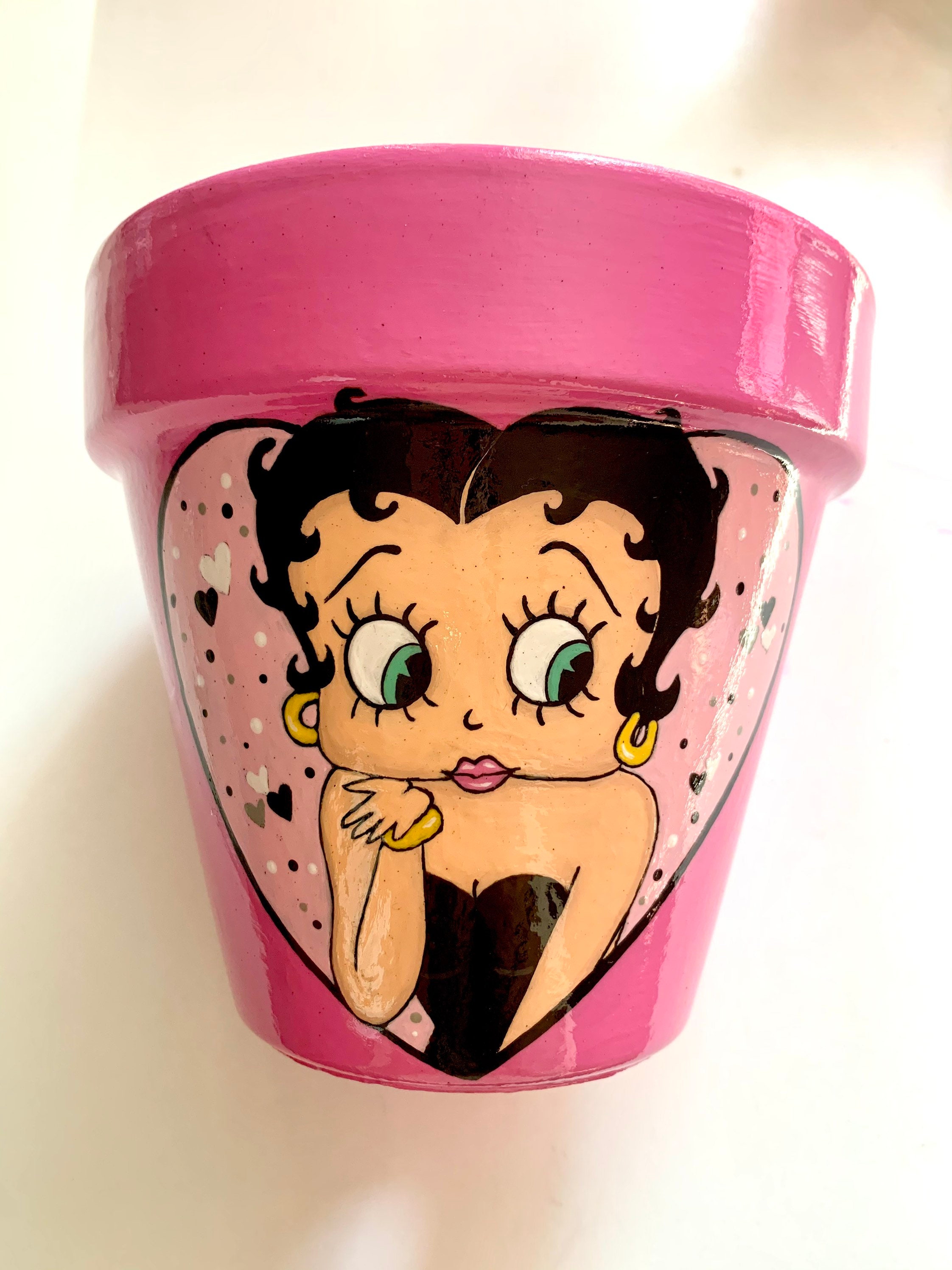 Betty Boop Custom Order Pot, Betty Boop Pot - Etsy