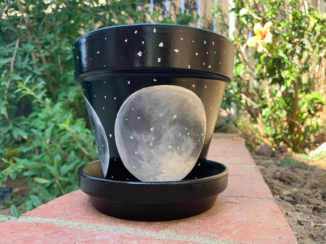 Moon Pot custom order moon pot | Etsy