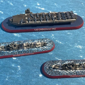 Sangamon-class Escort Carrier - 1:1800 Scale - World War 2 Miniature - Etsy