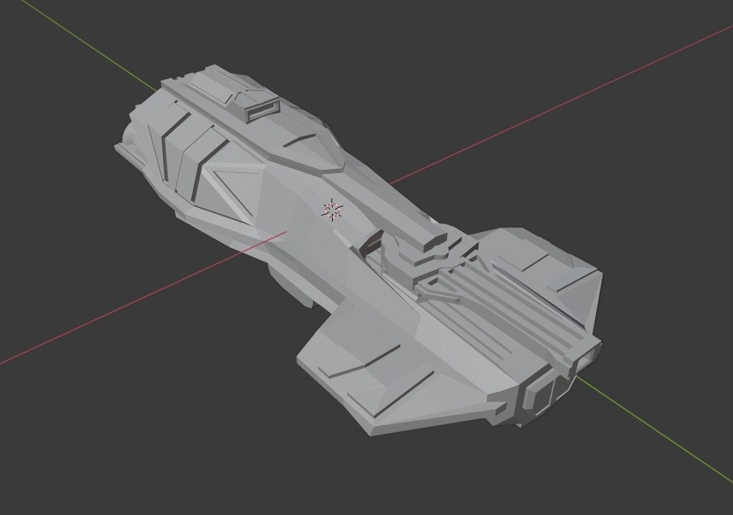 Hammerhead Railgun Destroyer - Etsy