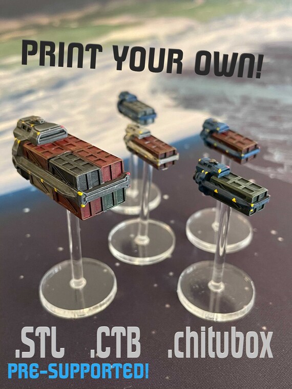 Utility Ship STL Bundle 3D Printable .STL .CTB With & - Etsy Canada