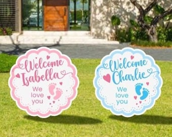 Baby Welcome Home Yard Sign - Etsy