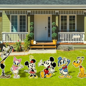 The Wonderful World of Mickey Mouse Custom Cut Outs and Yard Signs for ...