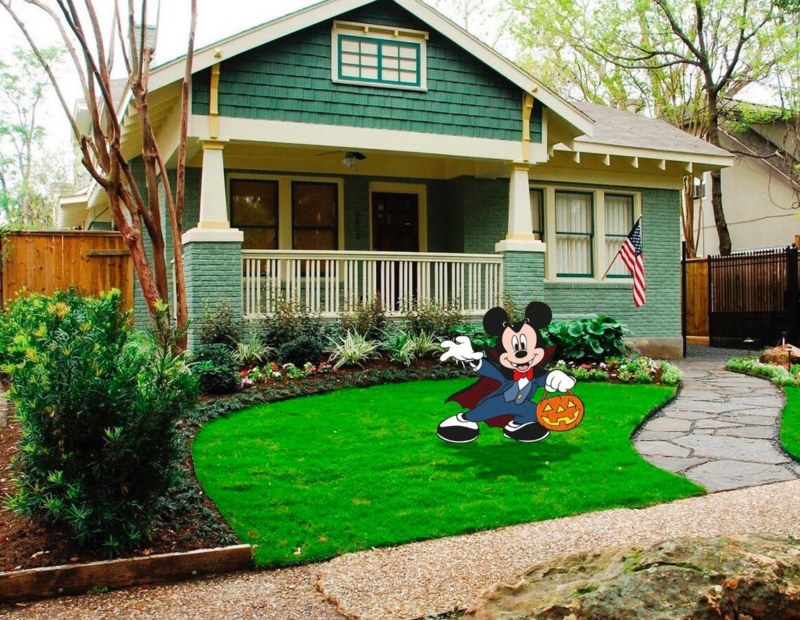 Minnie Mouse Halloween Yard Sign/ Halloween Outdoor - Etsy
