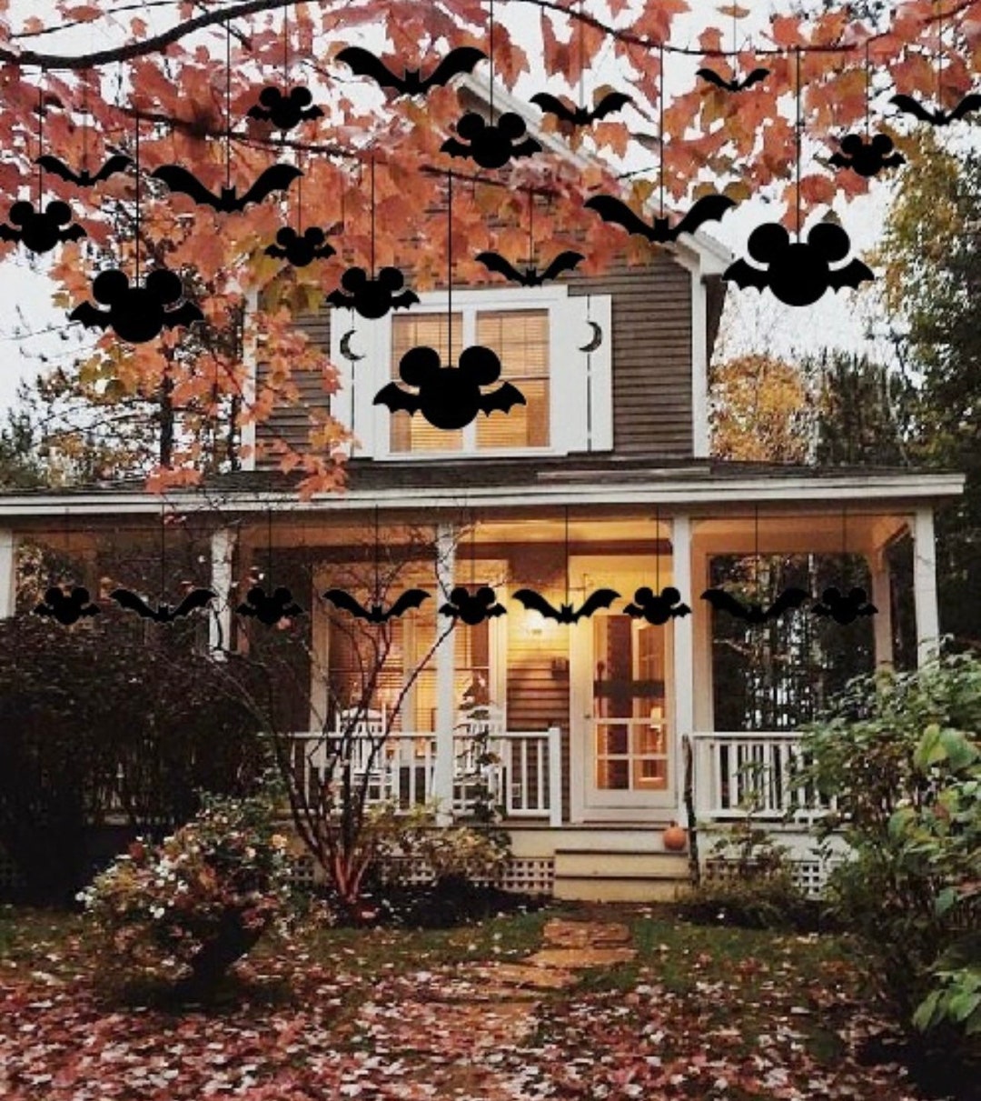 Halloween Bats and Mickey Mouse Bats for Trees, Ceilings in Offices Snd ...