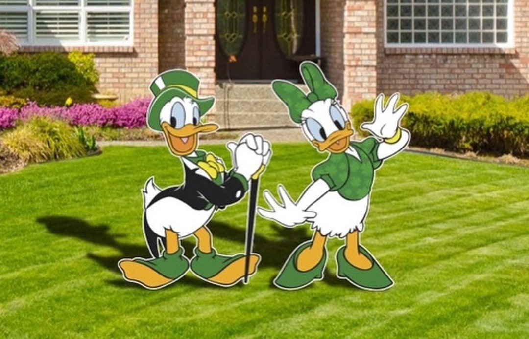 St Patricks Day Donald Duck and Daisy Duck - Etsy