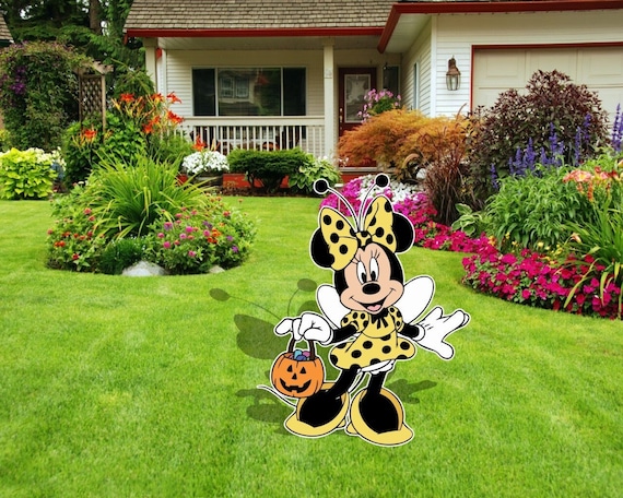 Bumble Bee Minnie Mouse Halloween Yard Sign Minnie Mouse - Etsy