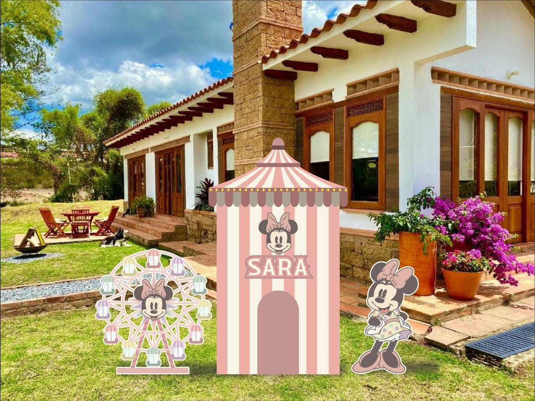 Carnival Minnie Mouse Yard Decorations – Disneyland Ferris Wheel ...