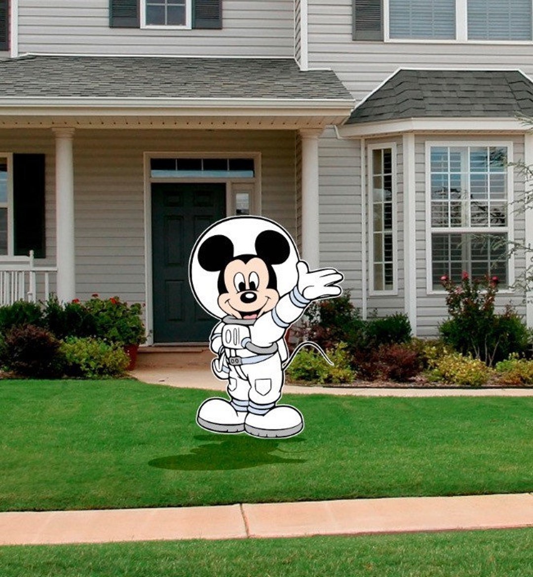 Mickey Mouse Astronaut Waving and Running Space Mickey Party - Etsy