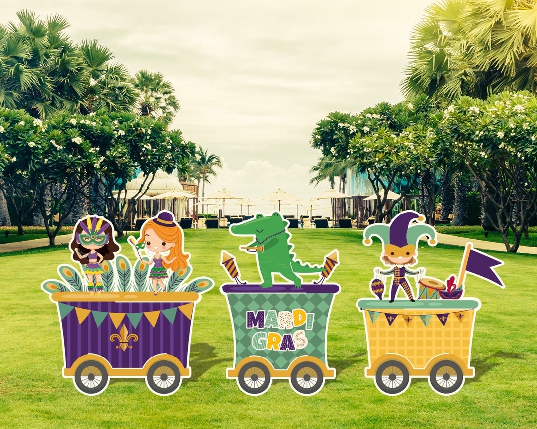 Parade Floats Mardi Gras || New Orleans Mardi Gras Decor // Crocodile ...