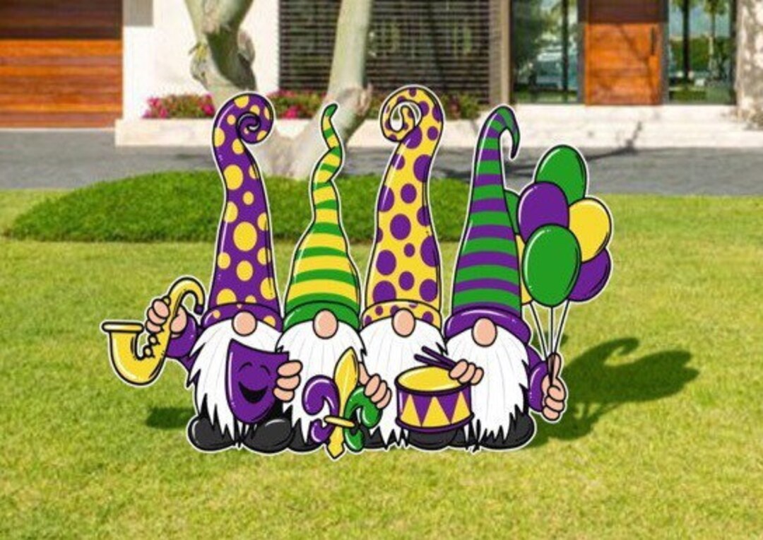 Mardi Gras Gnomes - Etsy