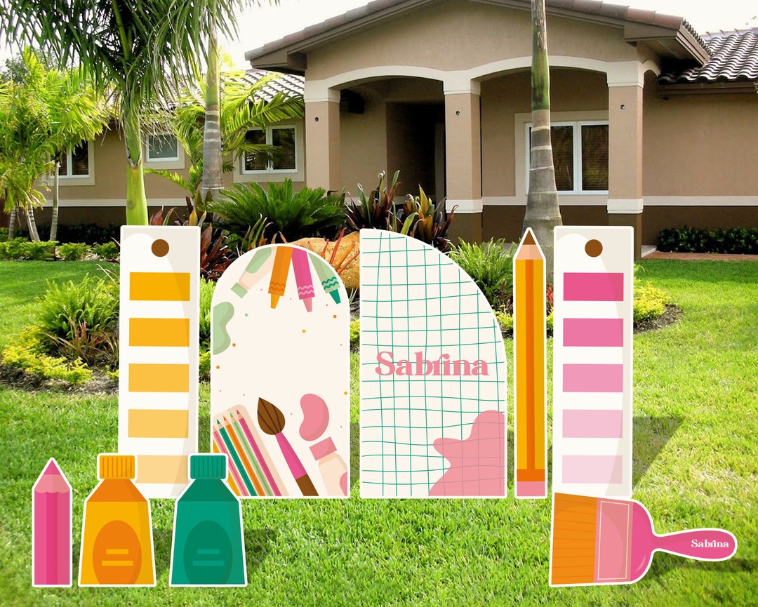 Paint and Art Theme Party Decor Backdrop - Perfect for Your Little ...