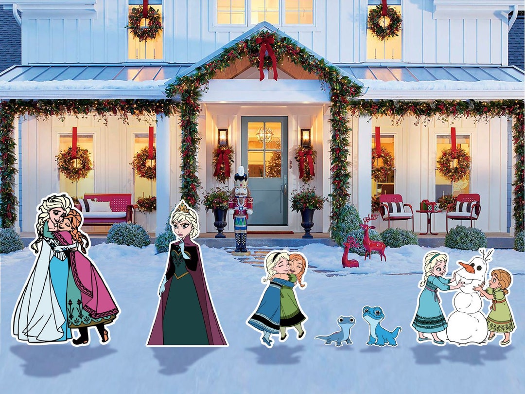 Magical Frozen Yard Signs - Elsa, Anna,bruni and Olaf - Weatherproof ...