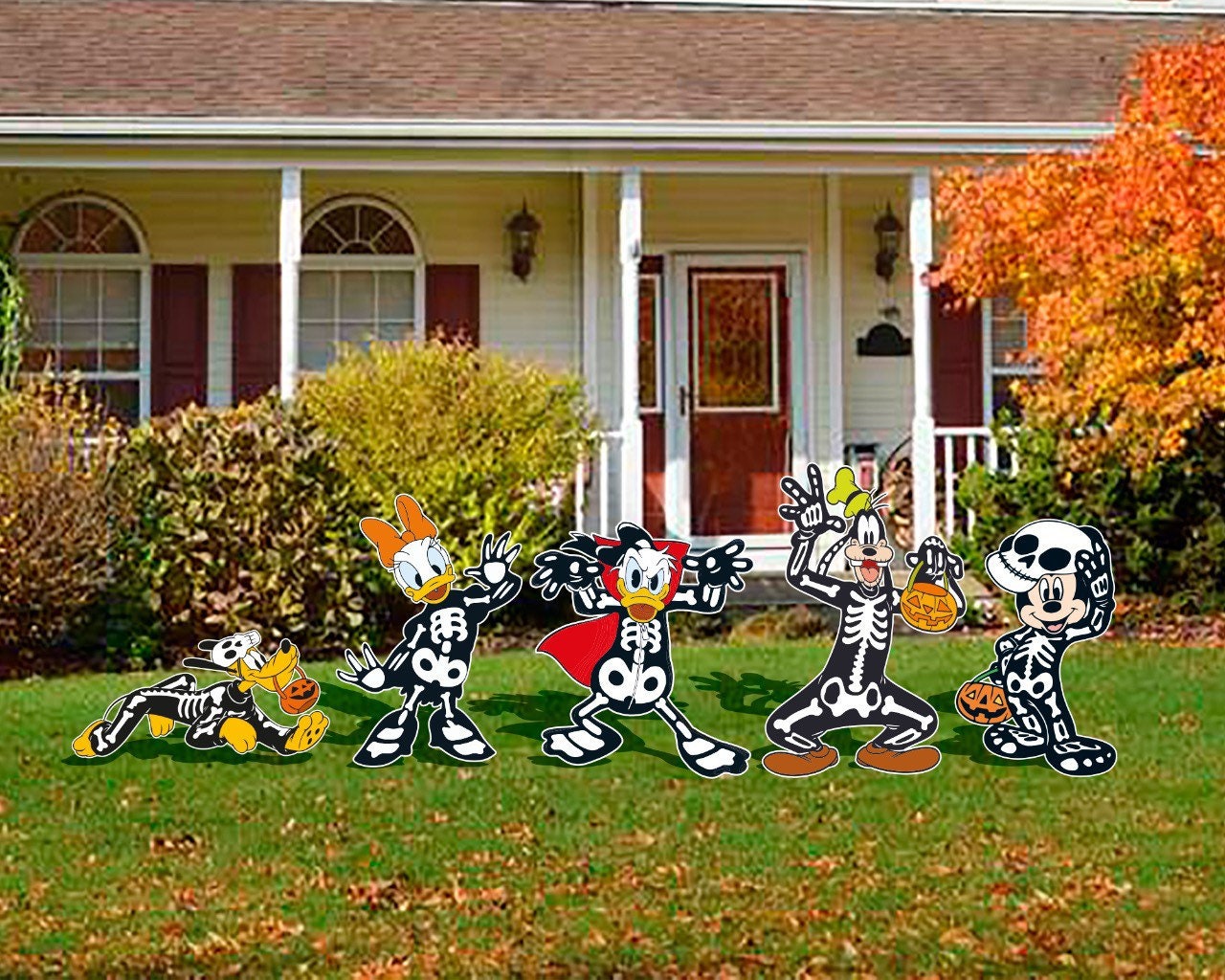 Disney Skeleton Pluto Skeleton Donald Skeleton Goofy - Etsy