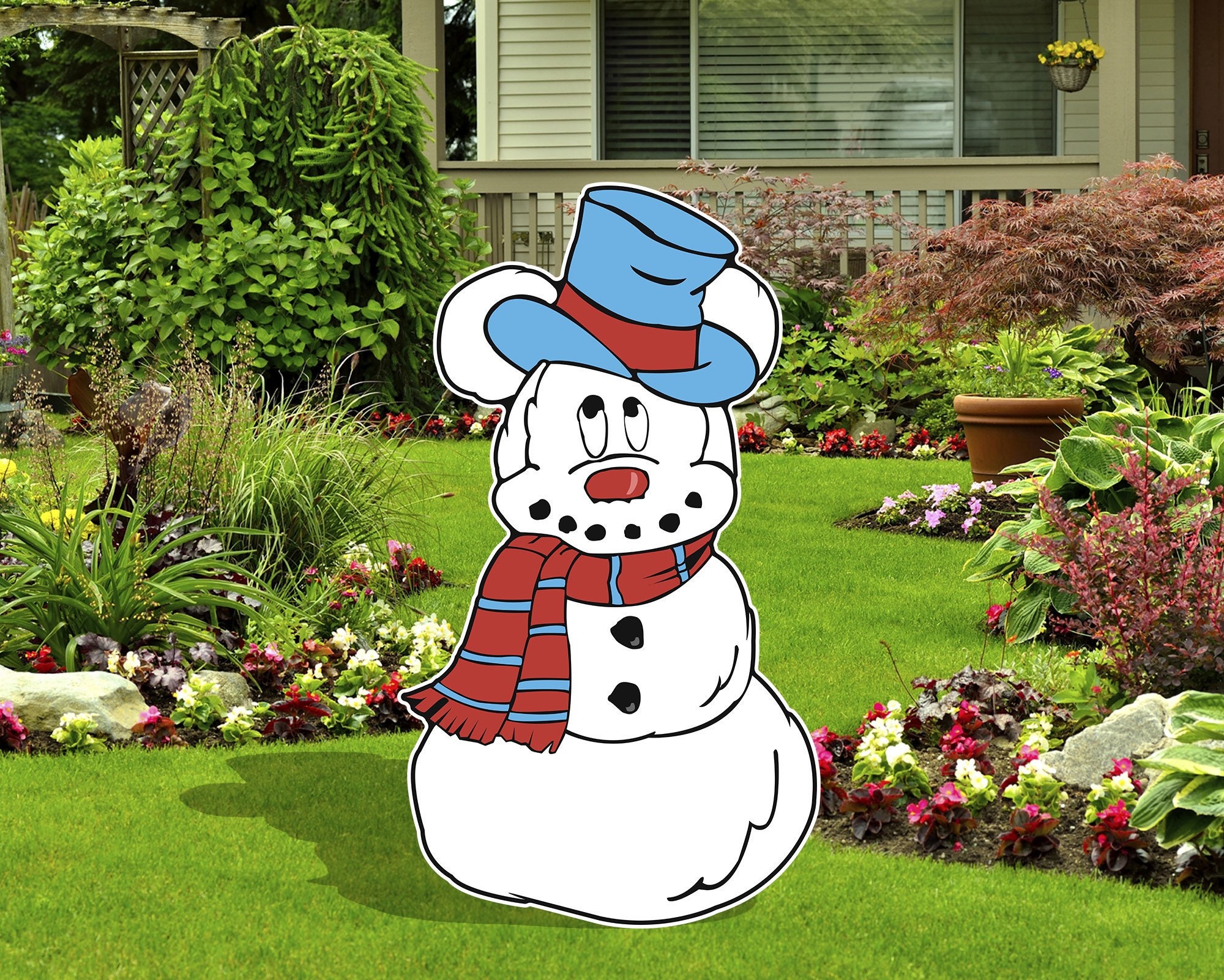 Mickey Snowman - Etsy