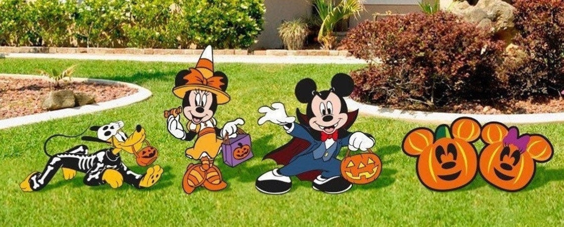Minnie Mouse Halloween Yard Sign/ Halloween Outdoor - Etsy