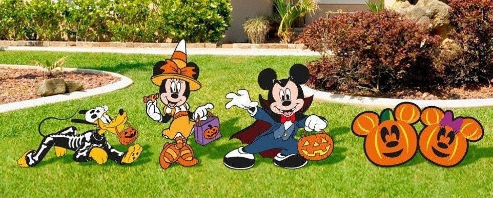 Minnie Mouse Halloween Yard Sign/ Halloween Outdoor - Etsy
